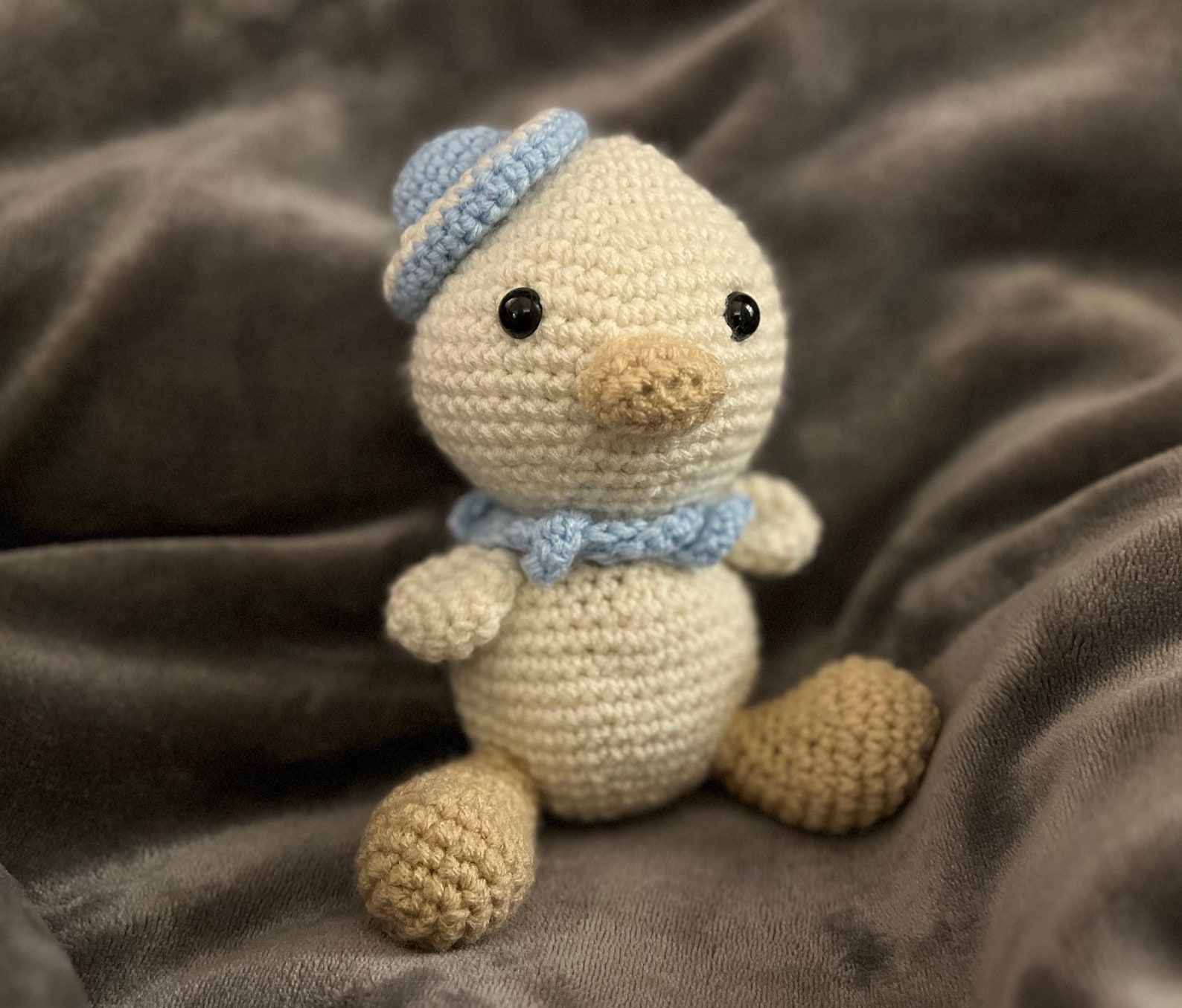 Amigurumi Sailor Duck crocheted Stuffed Animal - Etsy