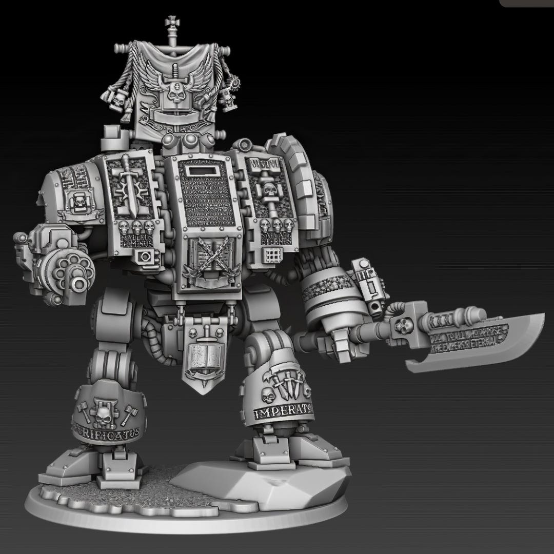 Silver Wardens Inquisition Dread Box Miniature – Grimdark Sarcophagus ...