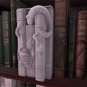Haunted Mimic Book Monster Book Nook Diorama - Spooky - Gifts for Nerds ...
