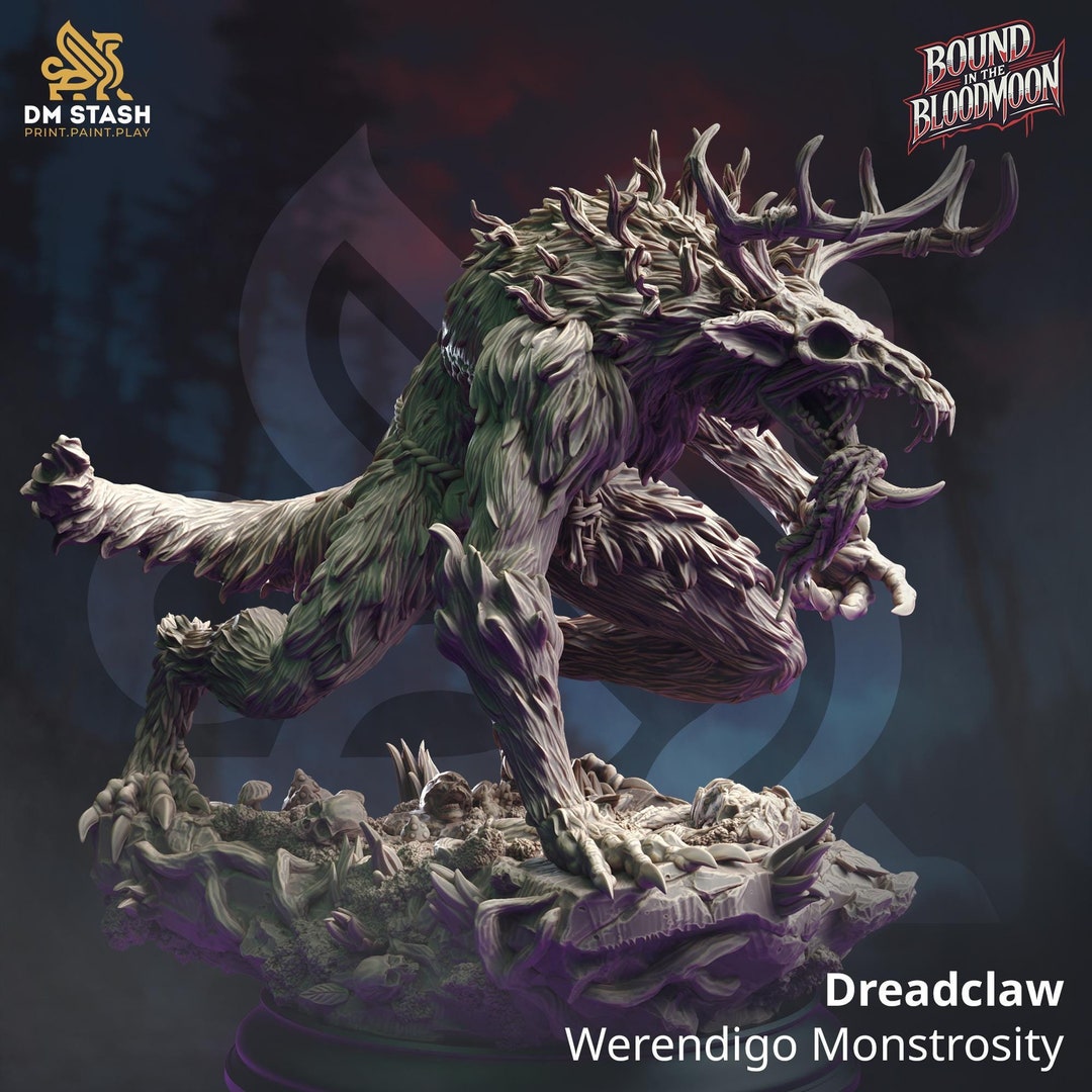 Werendigo Monstrosity - Dreadclaw - Mutated Werewolf DM Stash Miniature ...