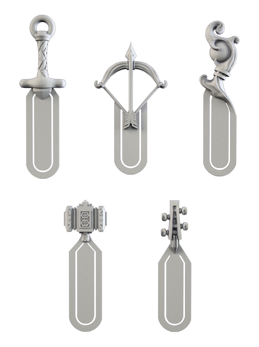 RPG Class Inspired Bookmarks for D&D Tabletop and More - Etsy