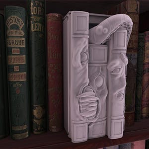 Haunted Mimic Book Monster Book Nook Diorama - Spooky - Gifts for Nerds ...