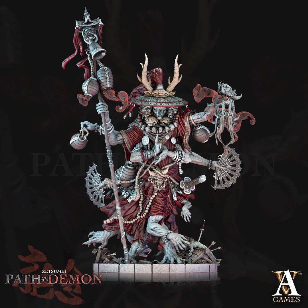 Great Yokai Chiharu Diorama - Oni Monk - Archvillain Games - Path of ...