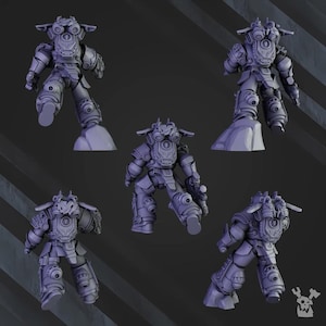 White Megalodon Clan Storm Squad - Space Sharks - Jump Pack Shark ...
