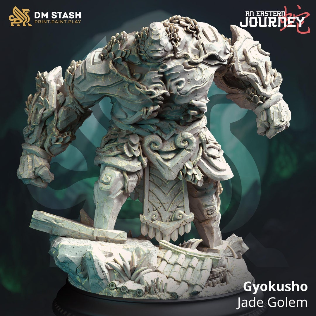 Jade Golem - Gyokusho - Clay Colossus - Terracotta Giant DM Stash ...
