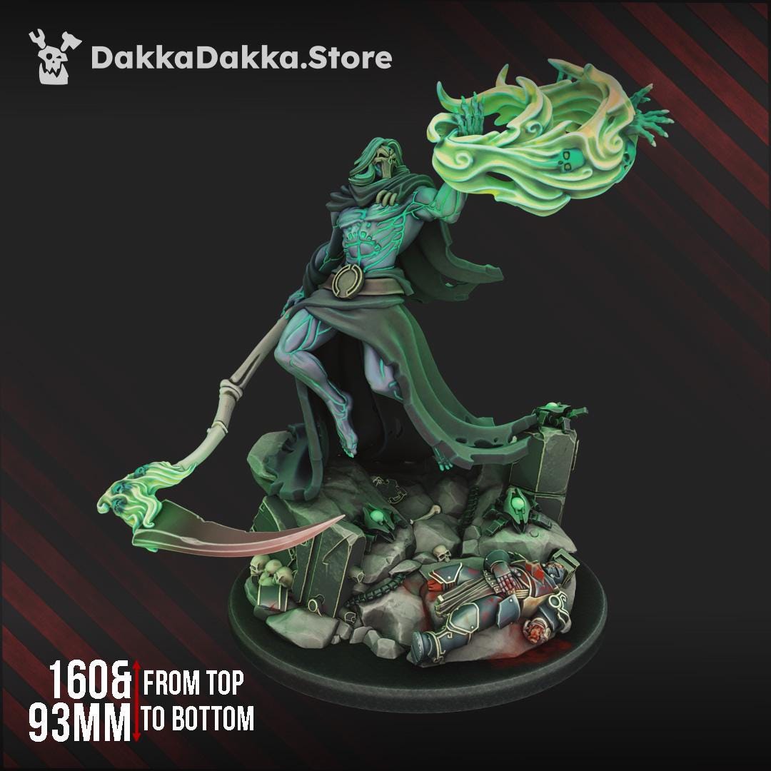 Ghostgod of the Night Star | Undead Cyber Sorcerer Miniature ...