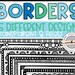 B&W Page Borders Vol. 1 Doodle Paper Edge Borders - Etsy