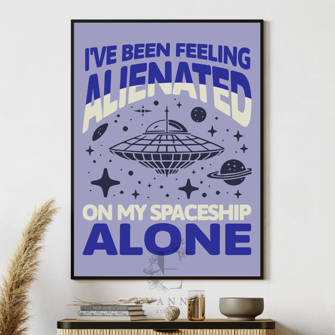 Alienated Digital Print Download Room Under the Stairs Zayn Malik Decor ...