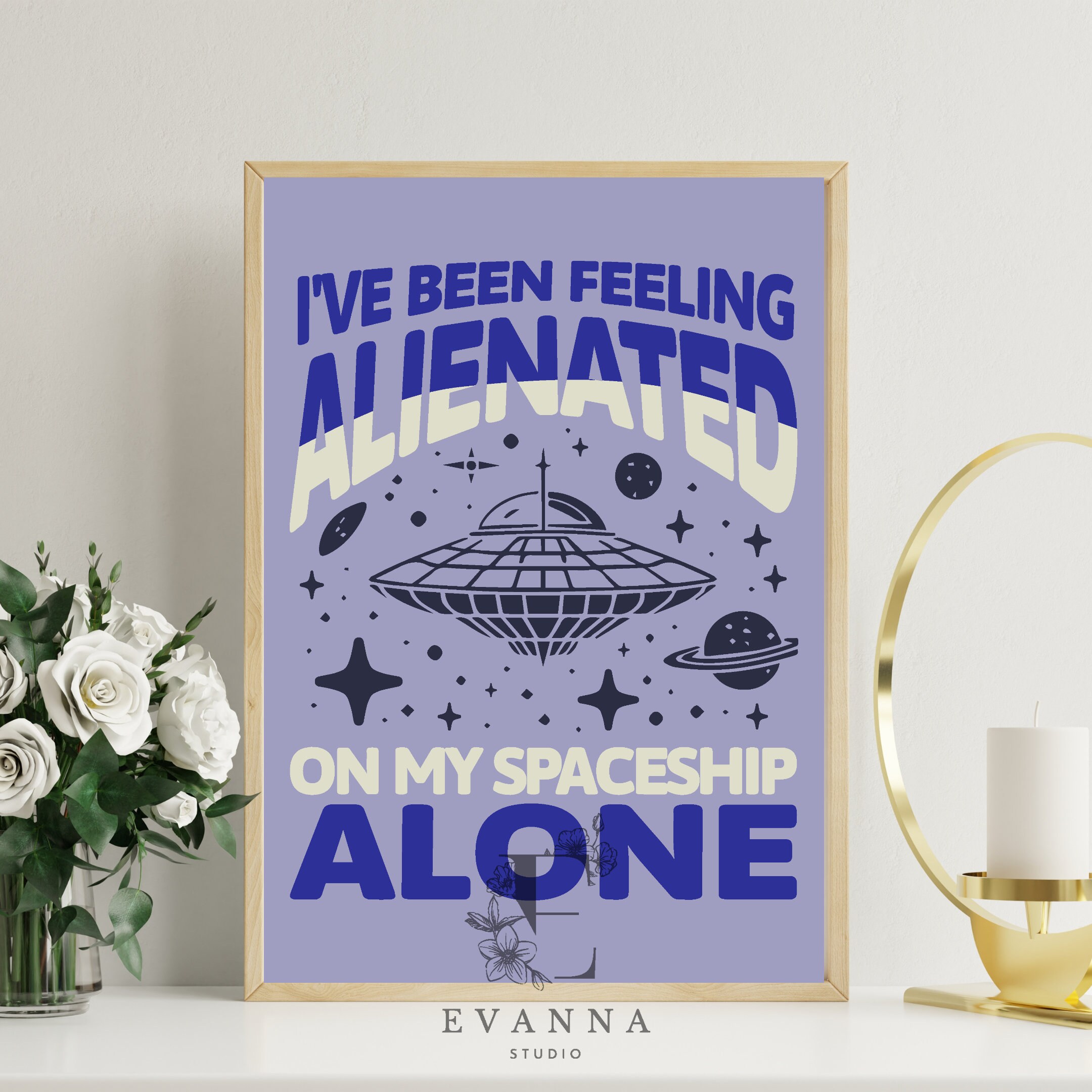 Alienated Digital Print Download Room Under the Stairs Zayn Malik Decor ...