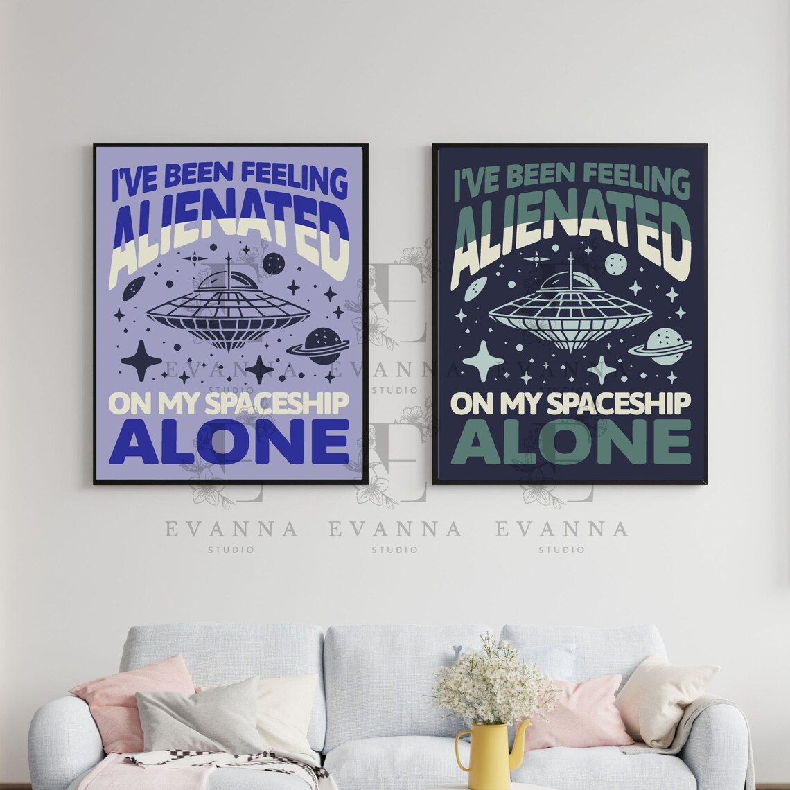 Alienated Lyrics Print: Room Decor Wall Art (PDF & PNG) - Etsy