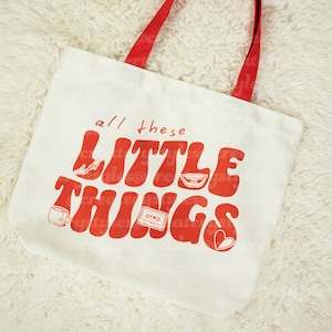 One Direction Little Things Canvas Tote Bag | Available in Regular ...