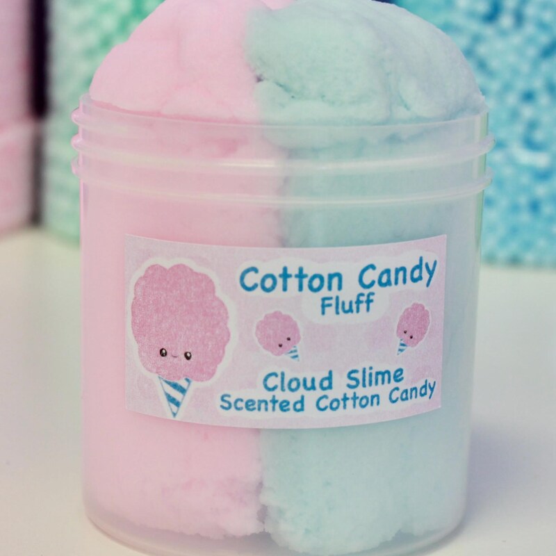 Pink Fluffy Slime - Etsy