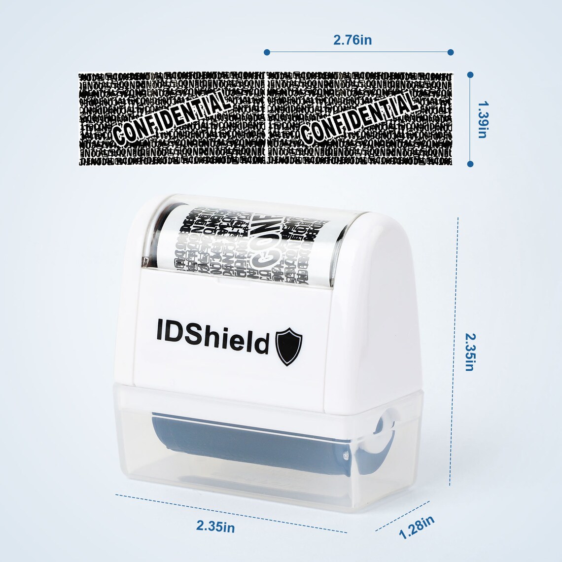 Identity Theft Protection Roller Stamp With 6 Refills Included ID ...