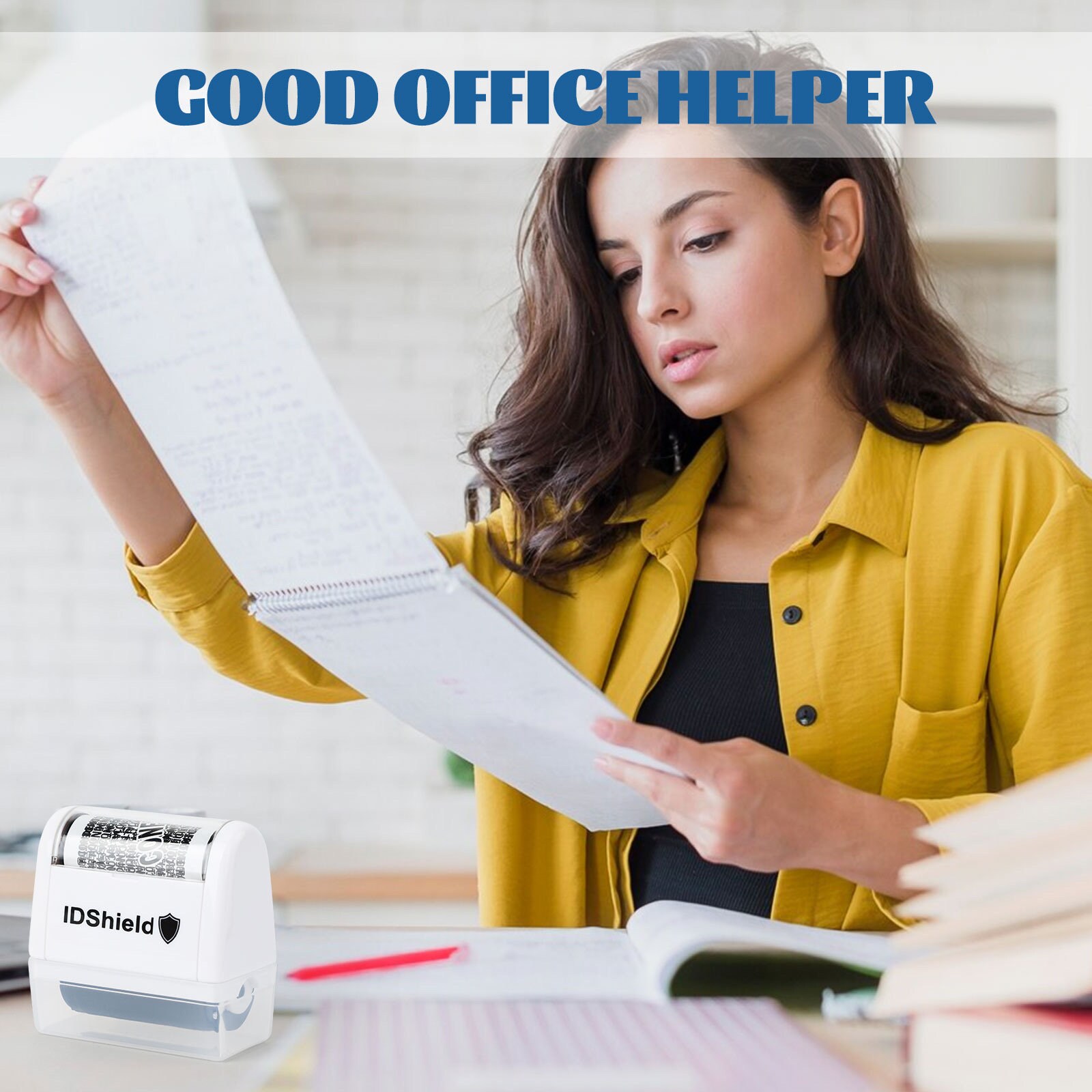 Identity Theft Protection Roller Stamp With 6 Refills Included ID ...