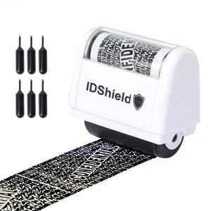 Identity Theft Protection Roller Stamp With 6 Refills Included ID ...