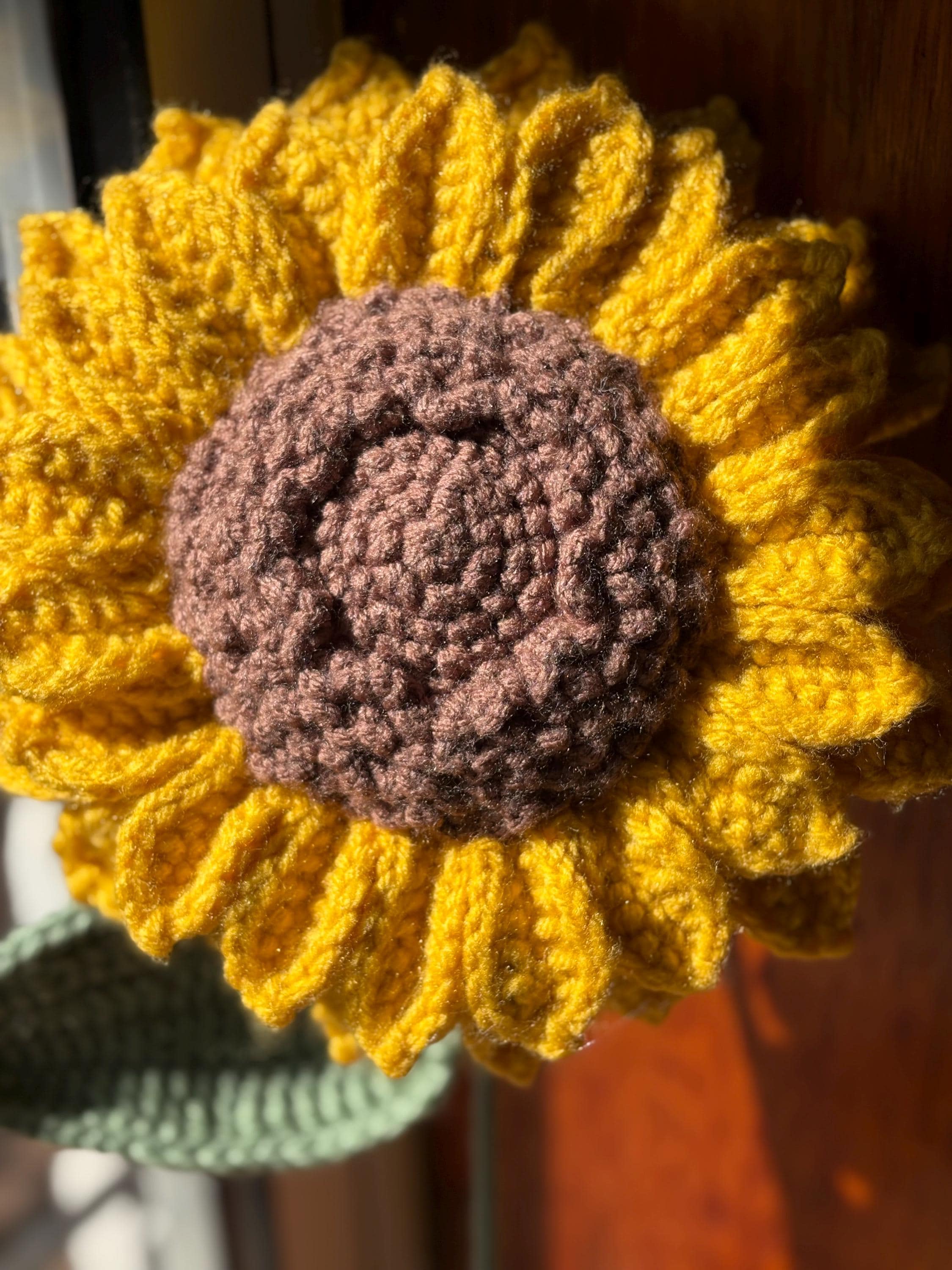 Crochet Sunflower - Etsy