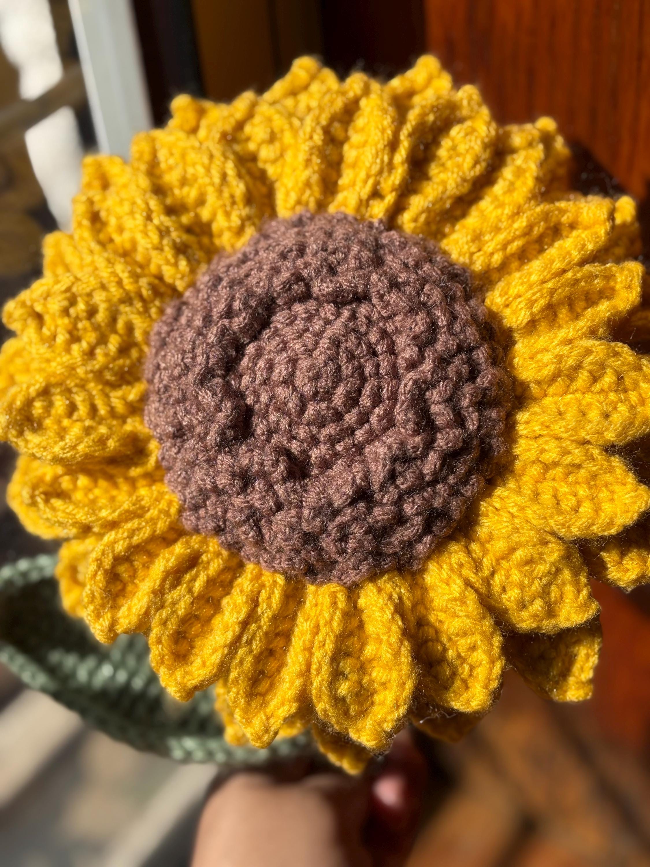 Crochet Sunflower - Etsy