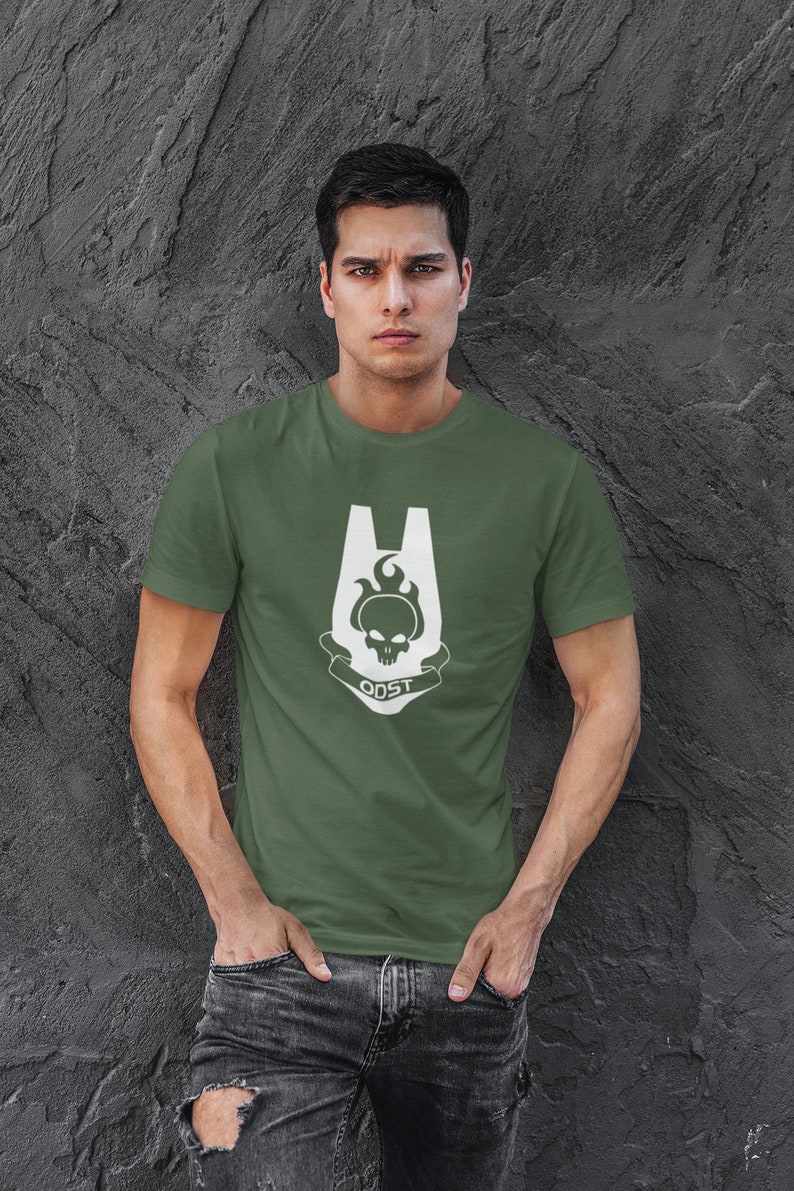 Halo ODST T-shirt Master Chief Shirt UNSC Spartan Tee Gaming Apparel ...