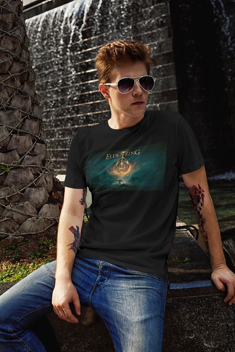 Elden Ring Shirt Elden Ring Merch Videogame T-shirt Gaming Tee Gift for ...