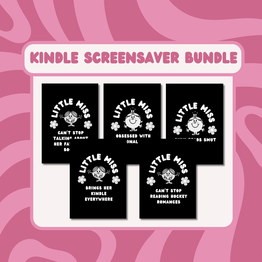 Kindle Screensaver Bundle Little Miss Books Lock Screen 5 EPUB Files ...