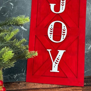 Joy Barn Door Sign - Etsy