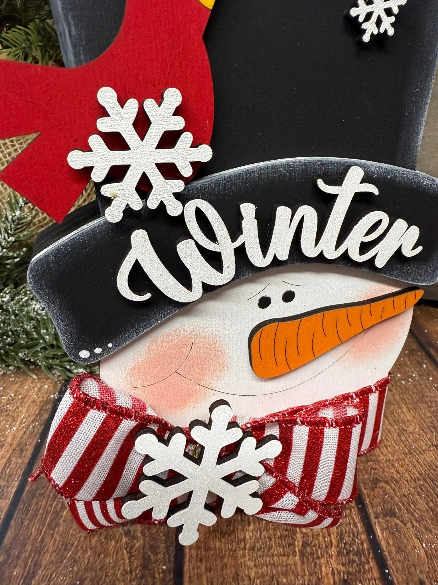 Chunky Winter Snowman Head - Etsy