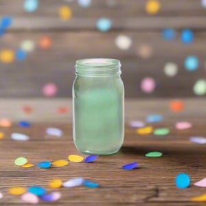 Pearlized Quart Mason Jars - Decorative Flower Vase, Rustic Home Decor ...