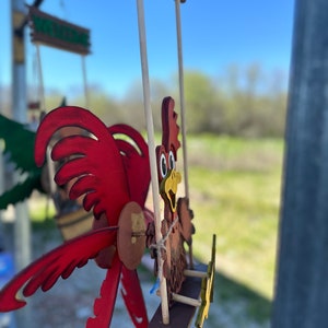 Rooster Wind Spinner | Outdoor Farm Wind Spinner | Cockadoodledoo ...