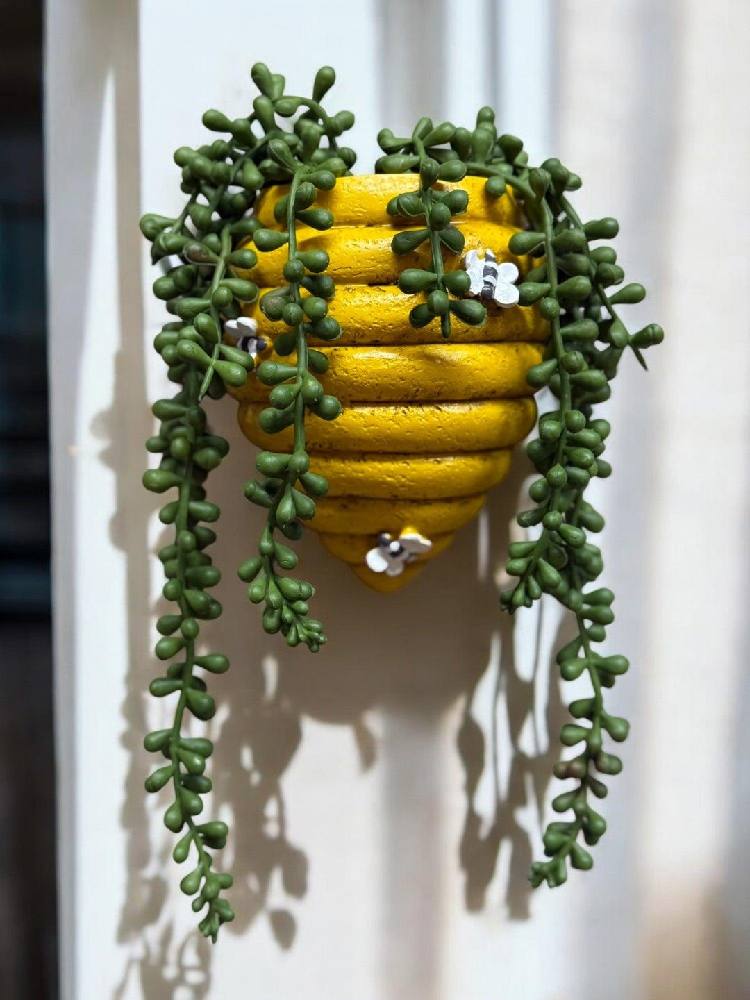 Honeycomb Planter Wall-mounted Beehive Flower Pot, Waterproof Outdoor ...