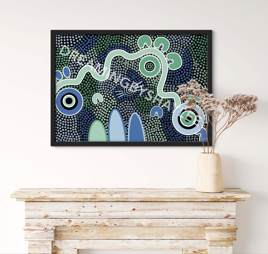 Being on Land - Aboriginal Art - Etsy