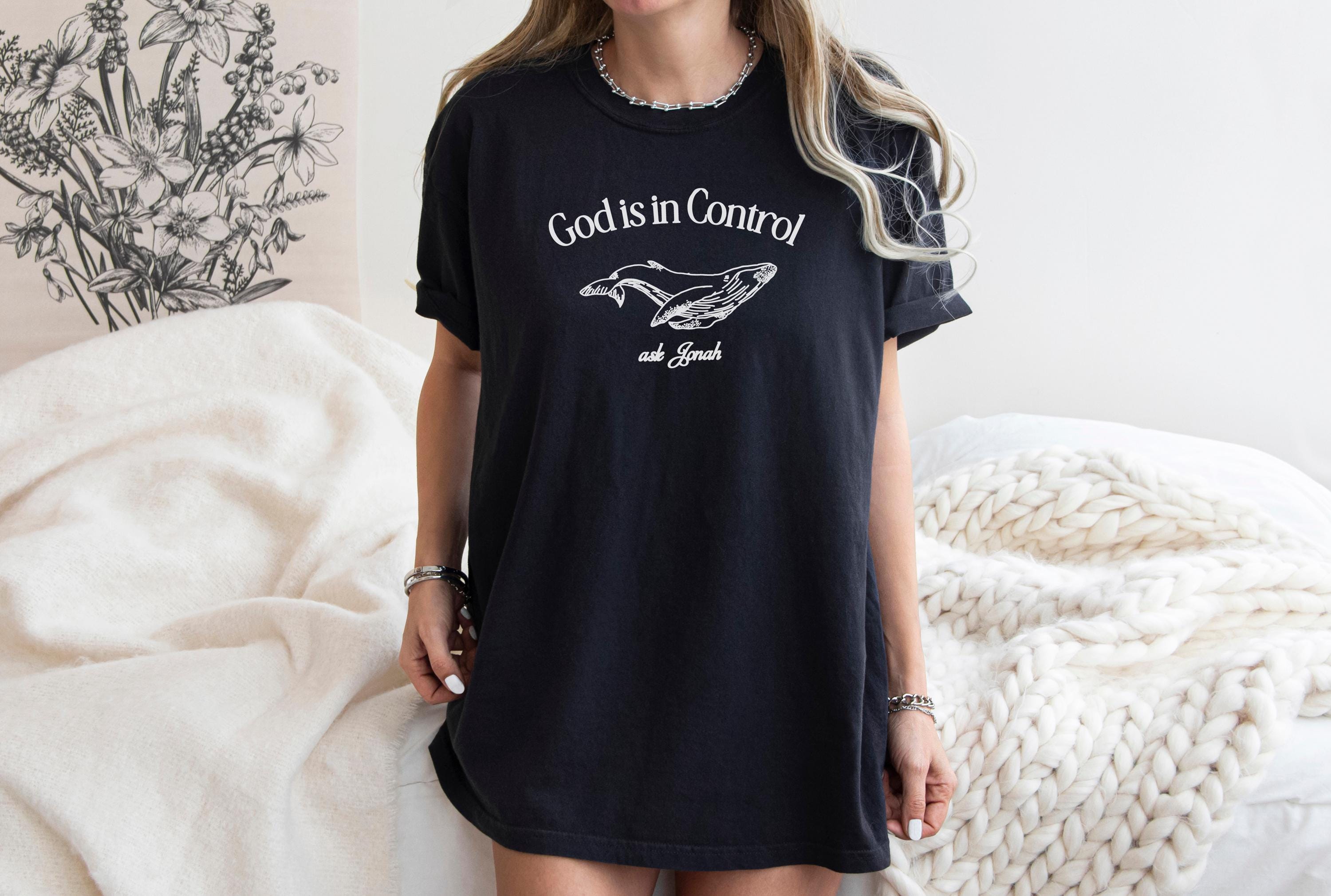 God is in Control Christian Shirt Jesus Gift Jesus Shirt Religious Gift ...