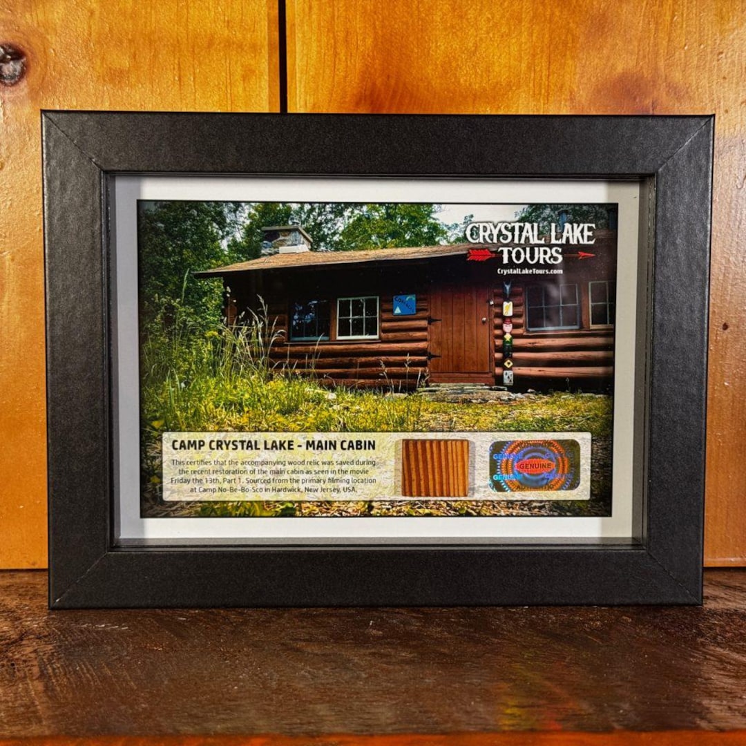 Camp Crystal Lake Framed Relic – Main Cabin - Iconic Horror Relic ...