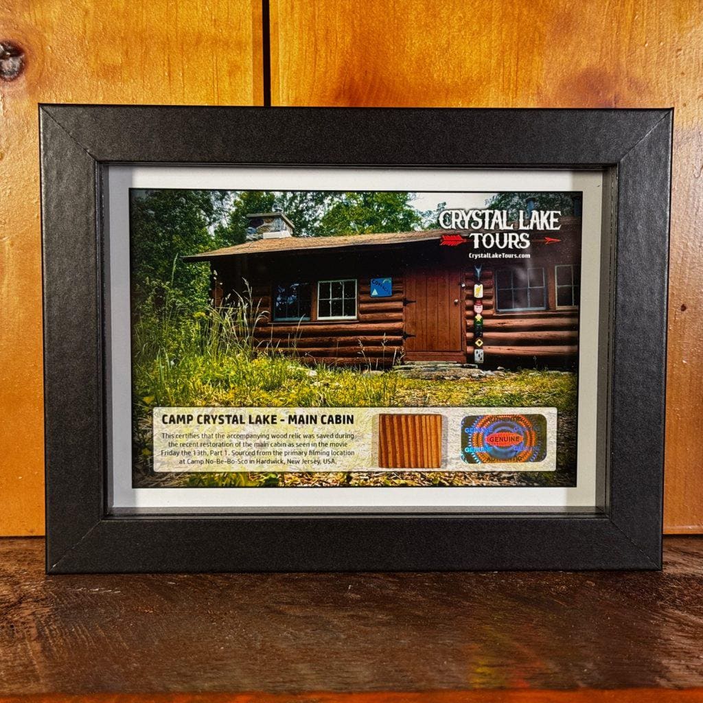 Camp Crystal Lake Framed Relic – Main Cabin - Iconic Horror Relic ...