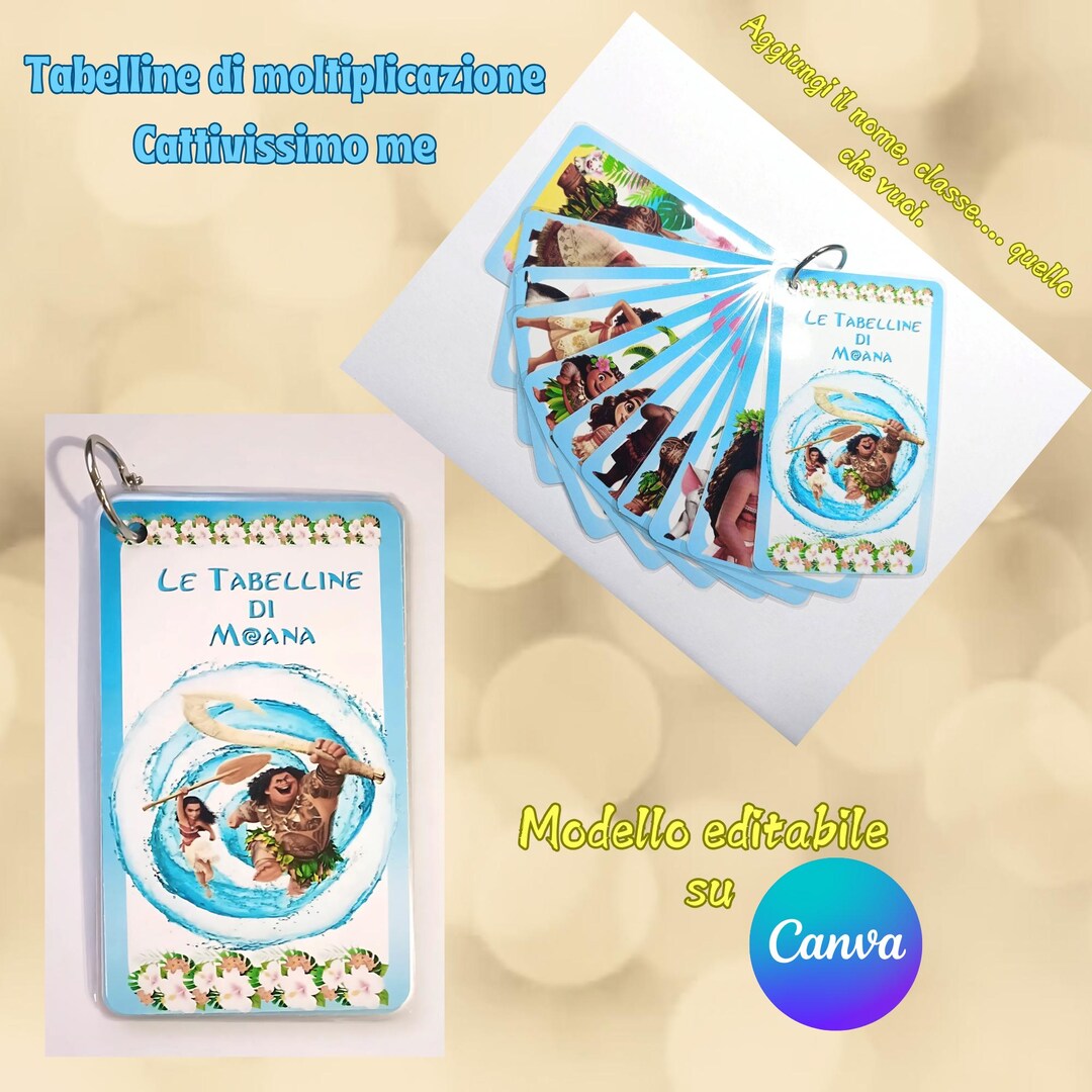 Multiplication Tables Moana, Moana, Oceania, Number Tables, for School ...