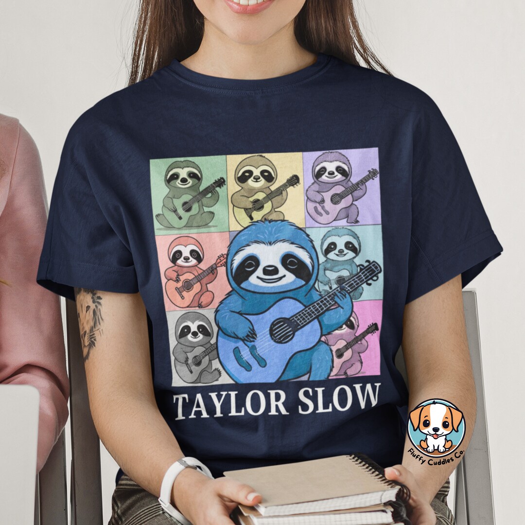 Taylor Slow Sloth Unisex Heavy Cotton Tee T Shirt, Funny Shirt, Perfect ...