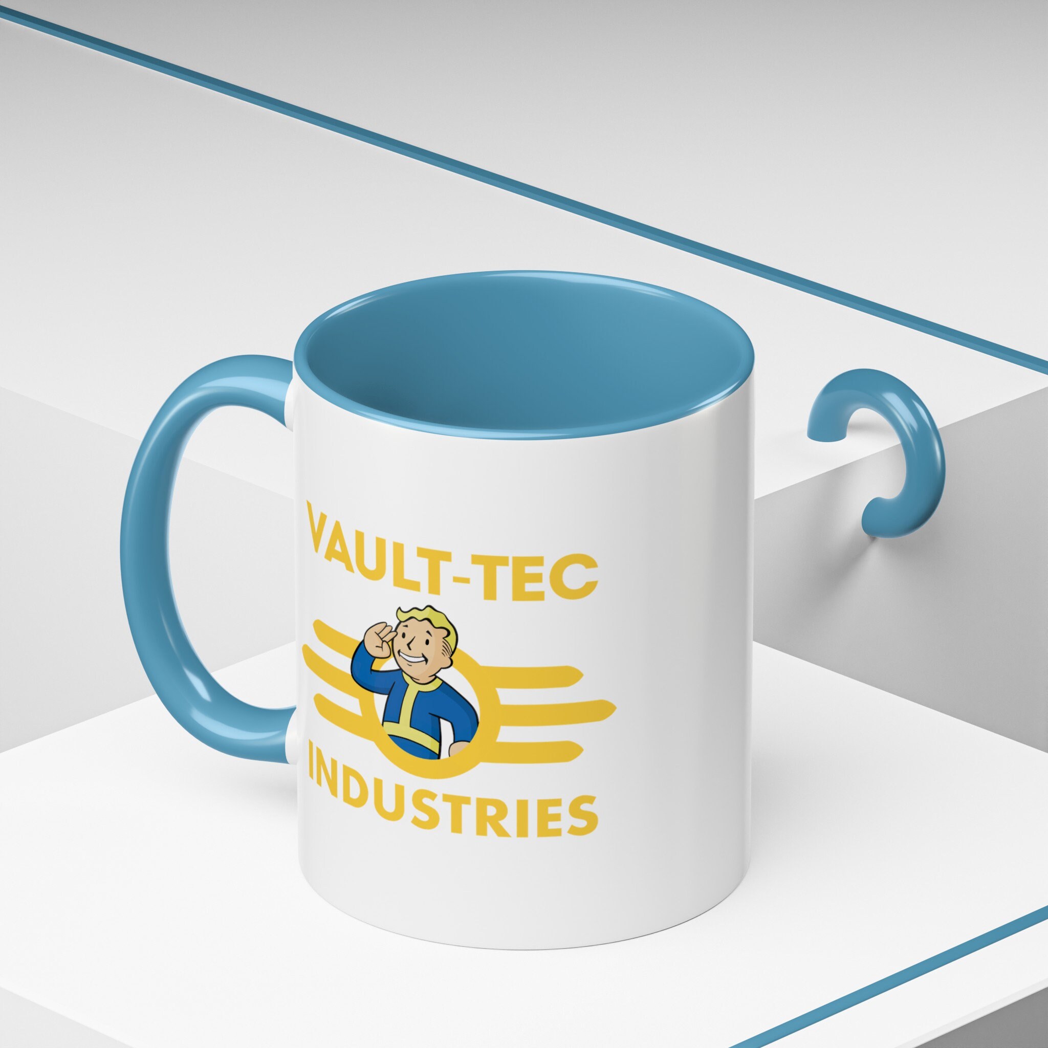 Fallout Vault Boy Coffee Mug, Bethesda, Vault Tec, Funny Coffee Mug ...