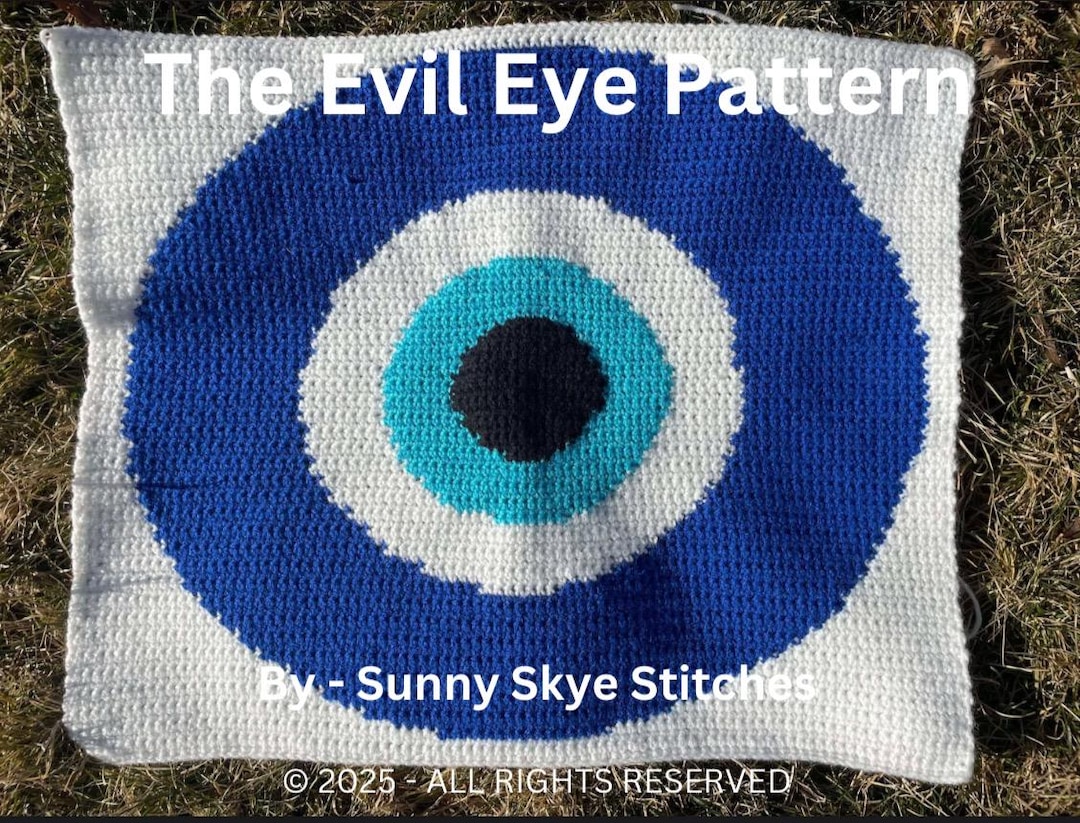 The Evil Eye - Crochet PATTERN ONLY - Etsy