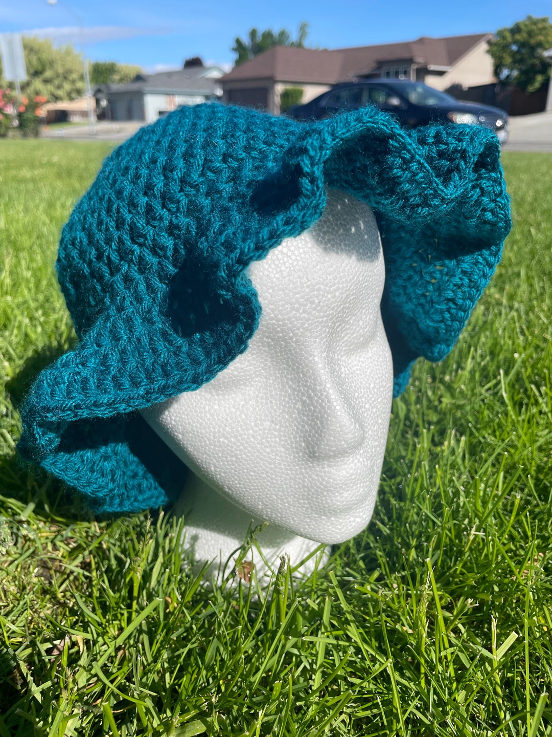 Frilly Bucket Hat - Etsy