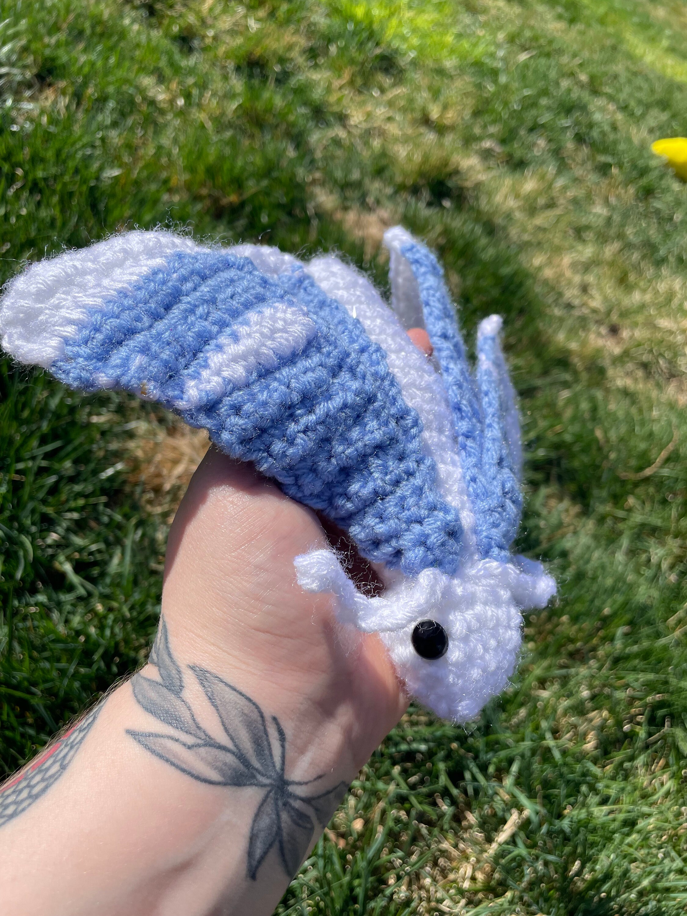 Crocheted Mothra - Etsy