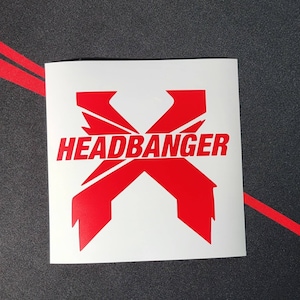 Headbanger Car Vinyl Decal - Etsy