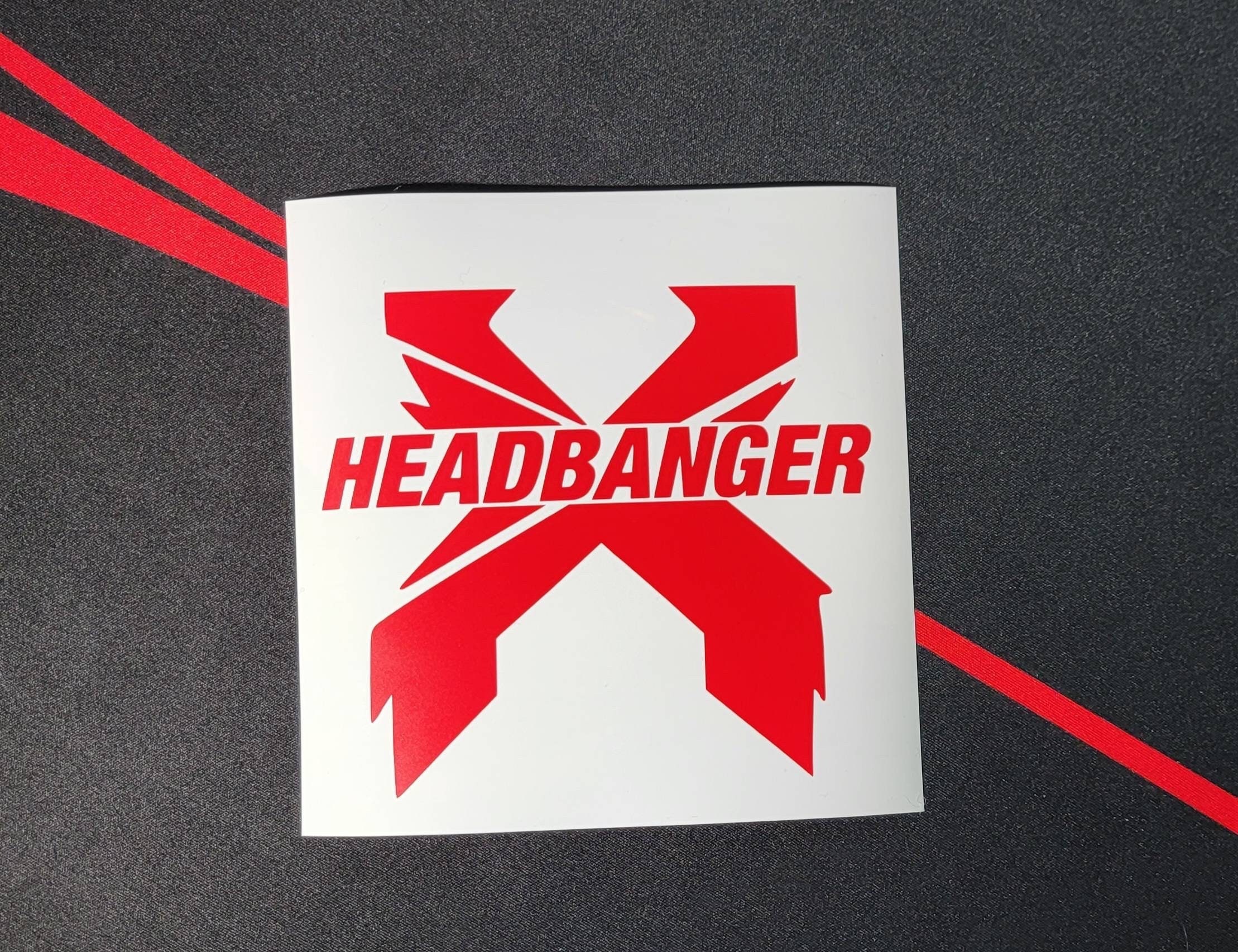 Headbanger Car Vinyl Decal - Etsy