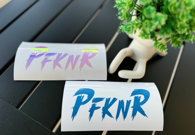 Pfknr Permanent Vinyl Decal - Etsy