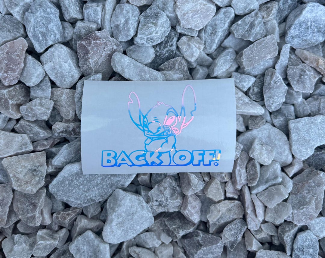 Back Off! Car Vinyl Decal - Etsy