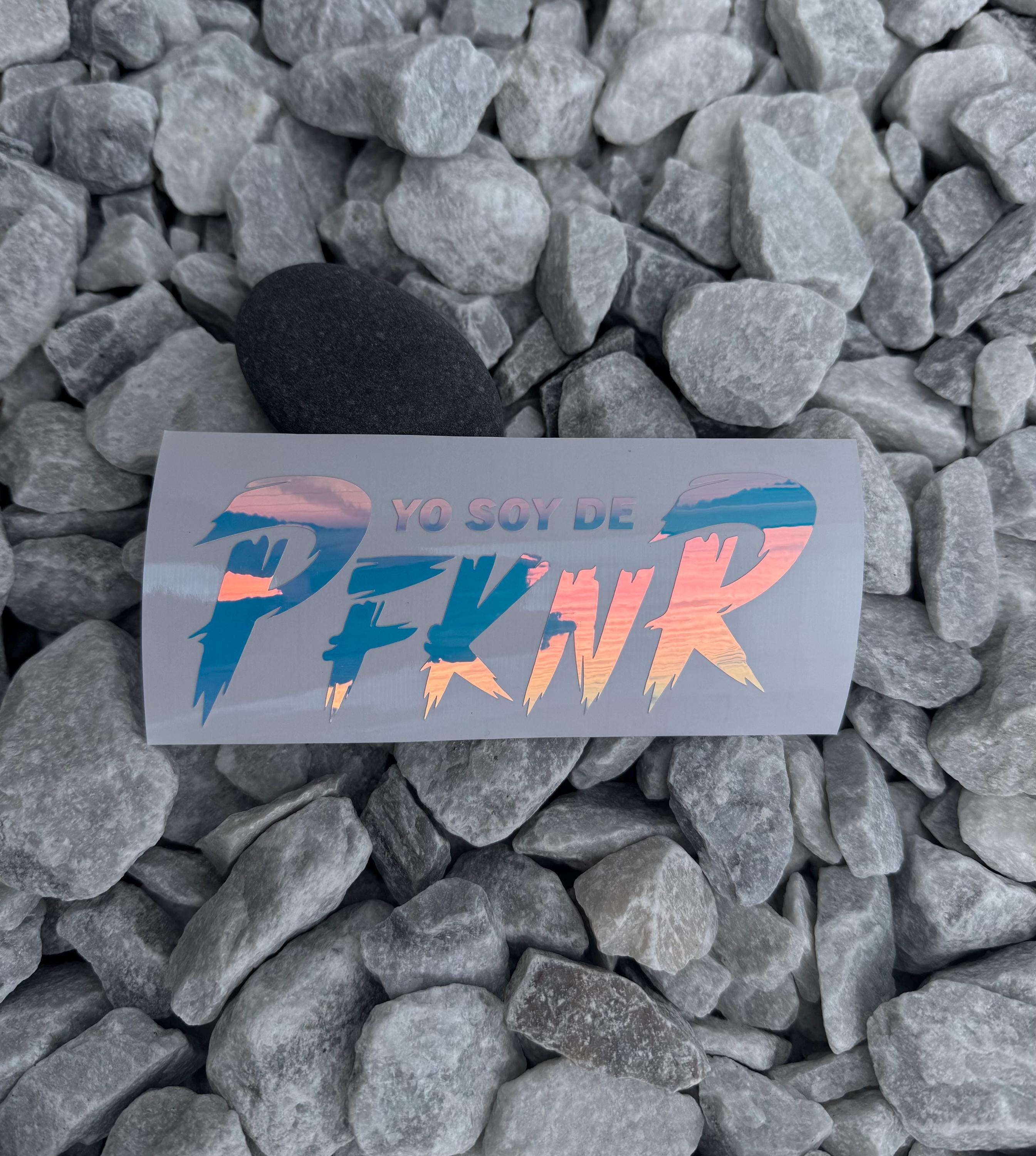 Yo Soy De Pfknr Vinyl Decal | Puerto Rican Pride Sticker | Waterproof ...