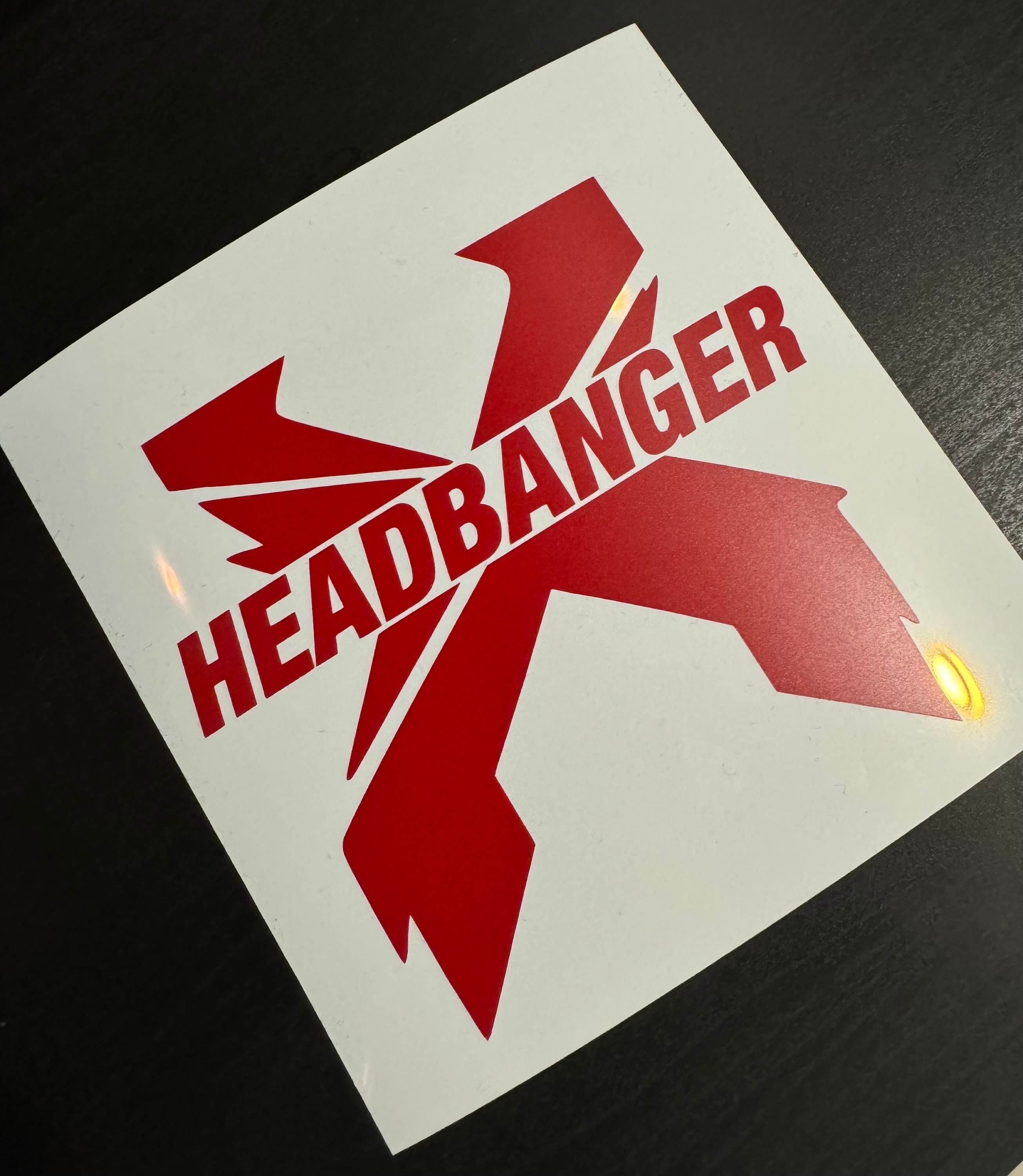 Headbanger Car Vinyl Decal - Etsy