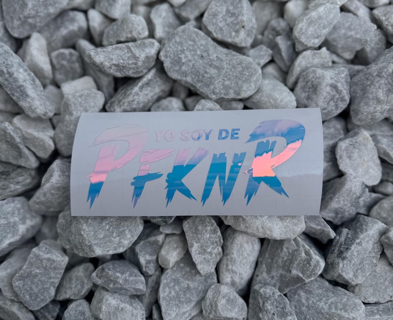 Yo Soy De Pfknr Permanent Vinyl Decal - Etsy