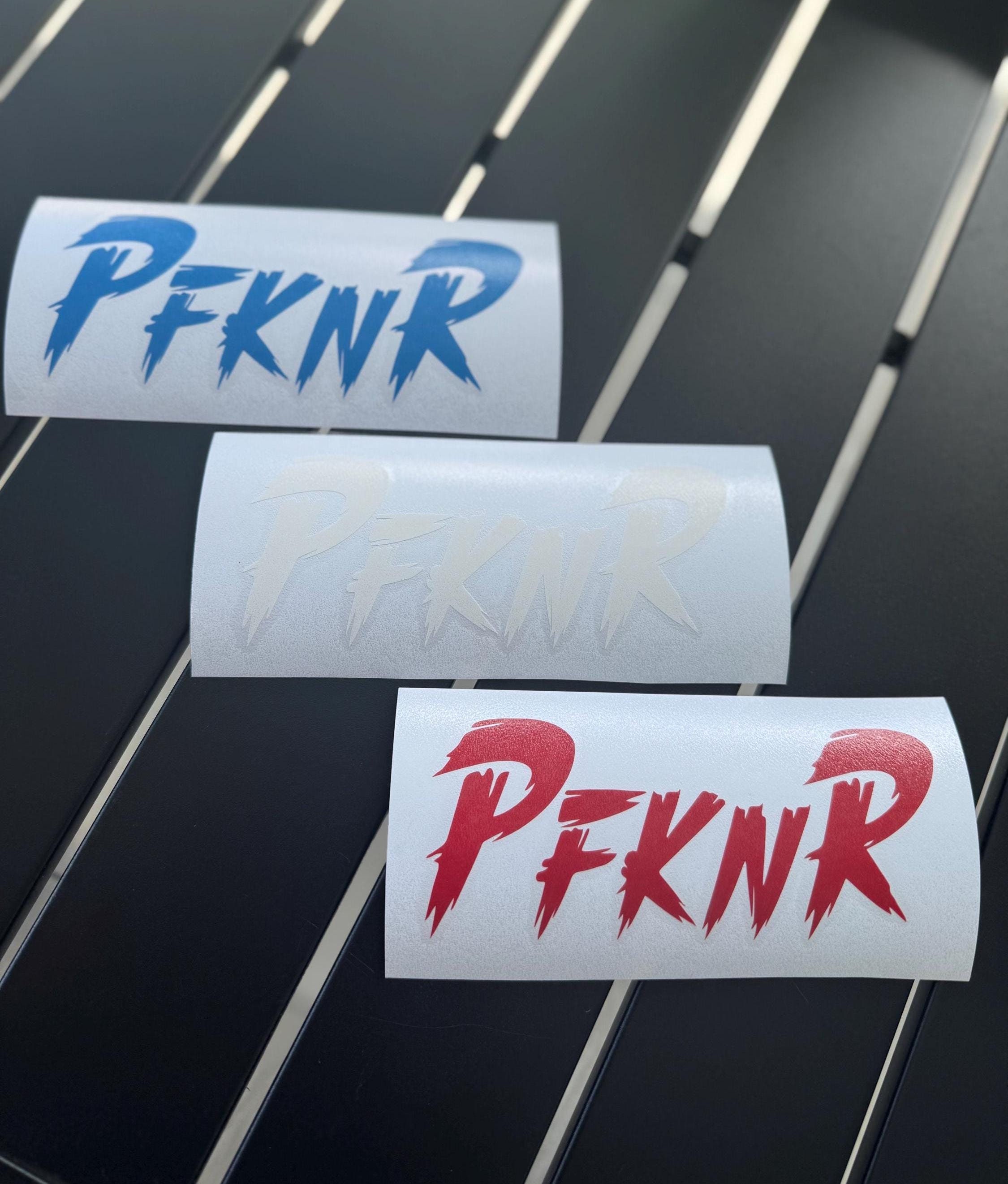 Pfknr Permanent Vinyl Decal - Etsy