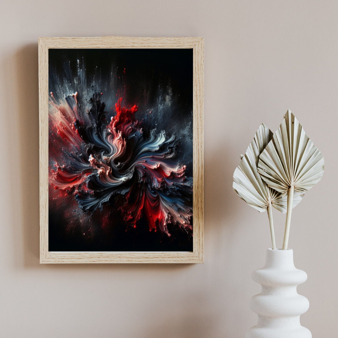 Printable Art, Inspired by Oil Painting That Gives a Sober, Elegant ...