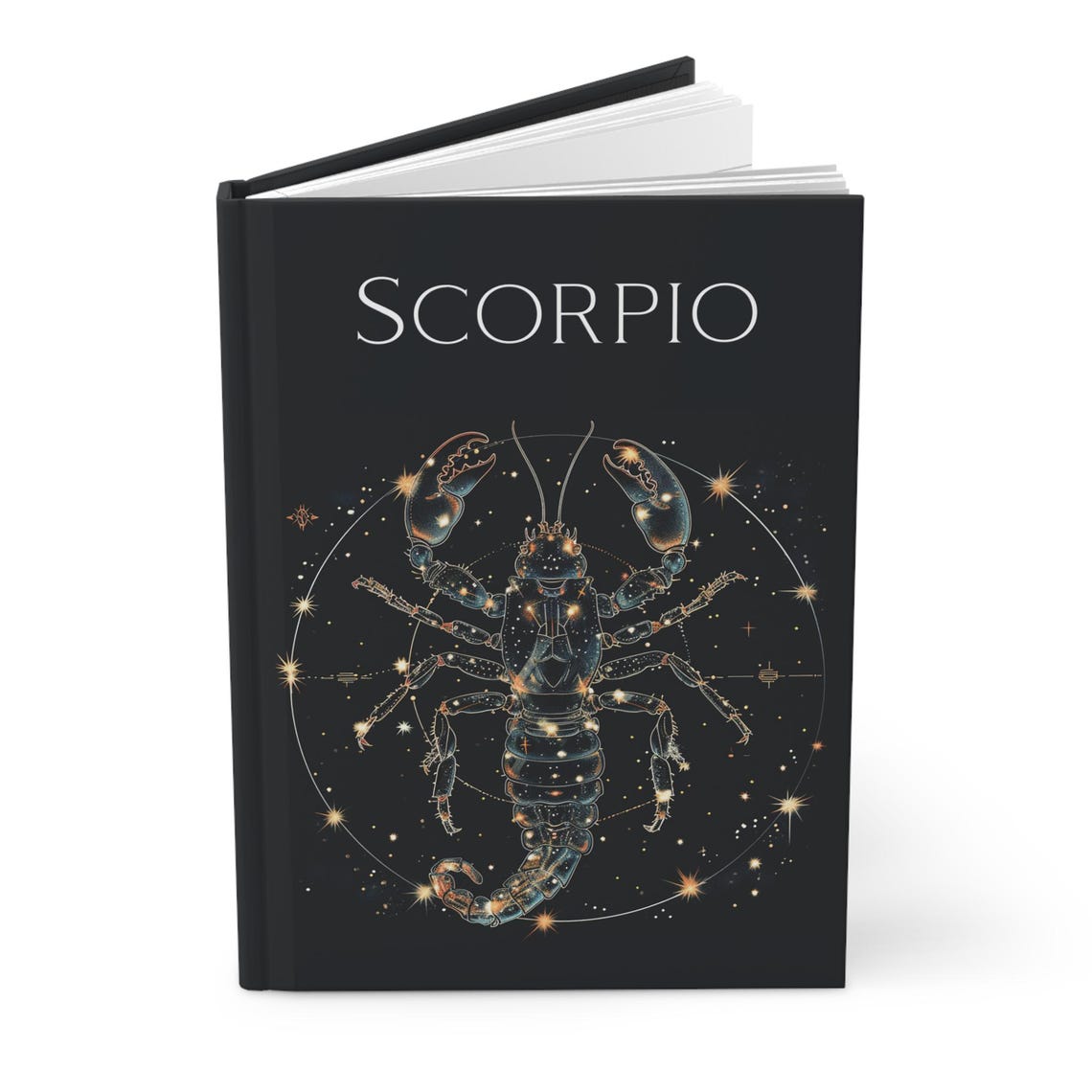 Scorpio Zodiac Sign Journal Matte Hardcover, Lined 150 Pages Astrology Notebook for Journaling ...