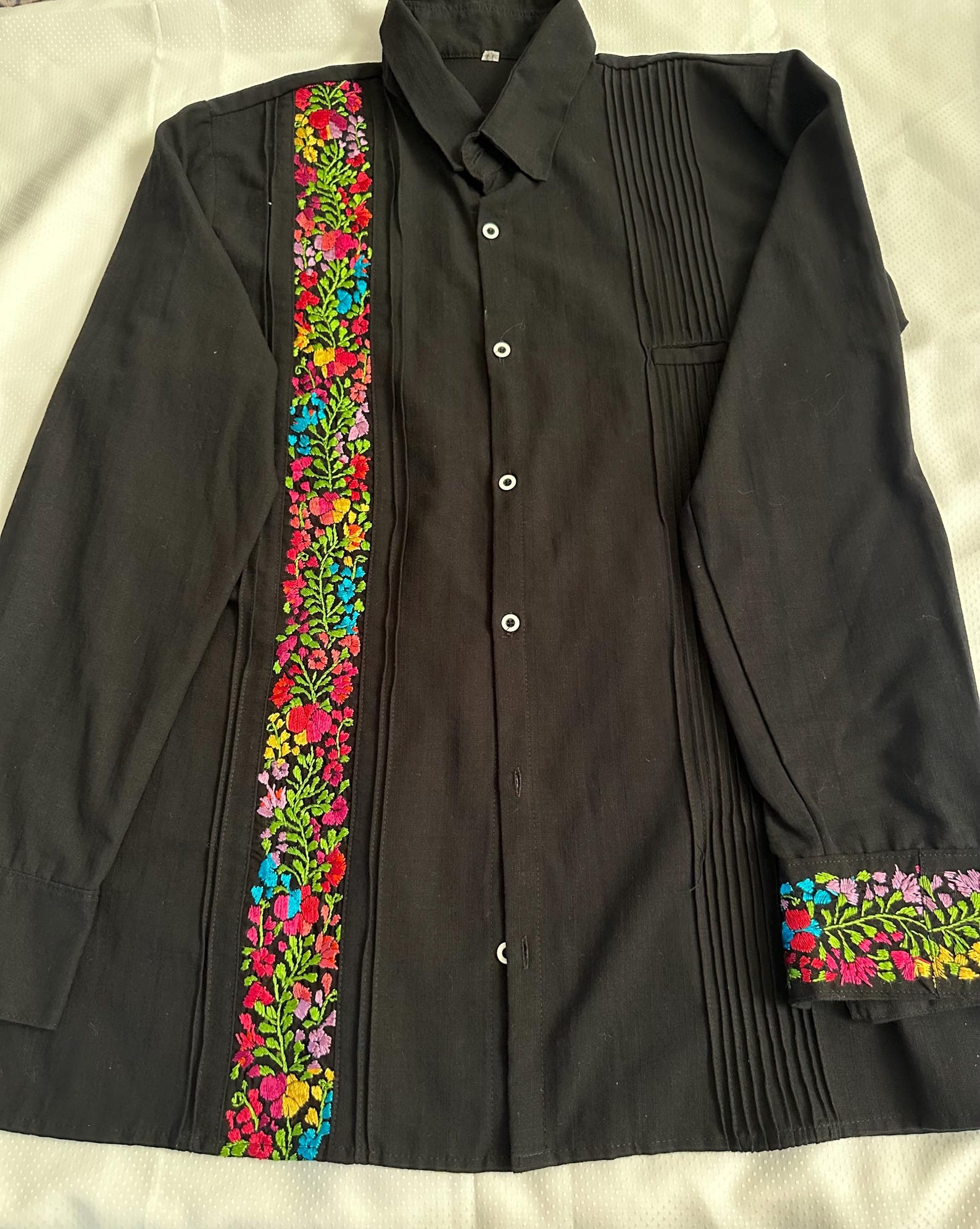Oaxaca Men's Embroidered Guayabera Shirt Gift for Men Husband Great ...